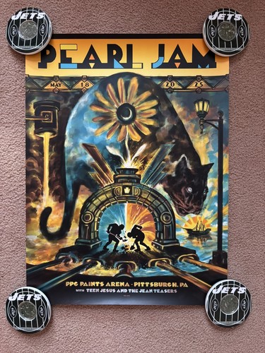 Pearl Jam Dark Matter Tour Pittsburgh, PA Night 2 Event Poster from May ...