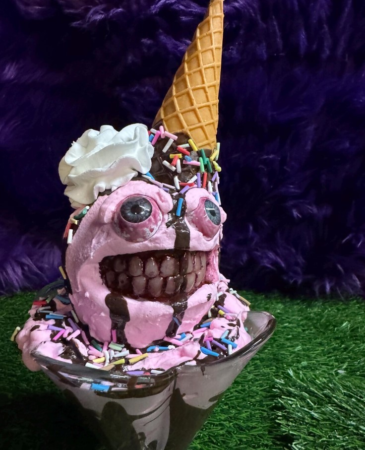 Scary Cherry - Ice Cream Monster - Art Figure Statue - Gothic | eBay
