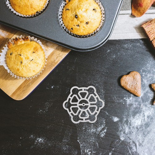 3PCS Ferris Wheel Biscuit Mold Embossing Sugarcraft Cookie Cake Decor ...