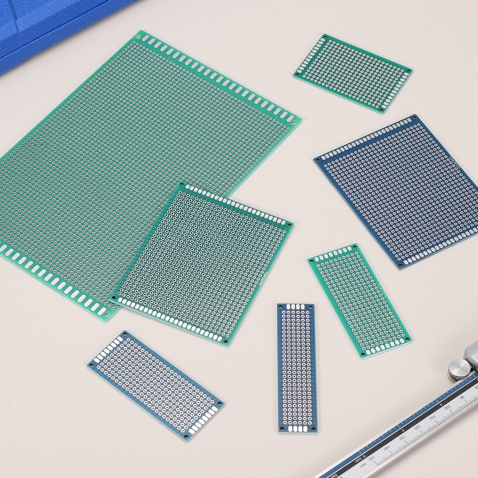 3Pcs Breadboard Solderable Board 220mm x 100mm Green Circuit PCB Board ...