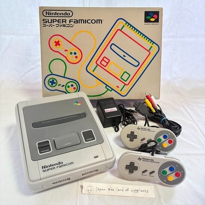 Nintendo Super Famicom SNES 1Chip-01 Console Boxed NTSC-J 2Ctrls Tested ...