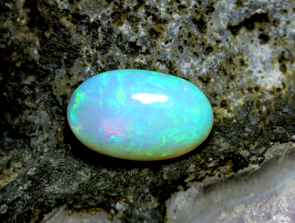 Opal The Queen Of Gemstone Ethiopian Fire Opal Oval Shape Stone 2.25 ...