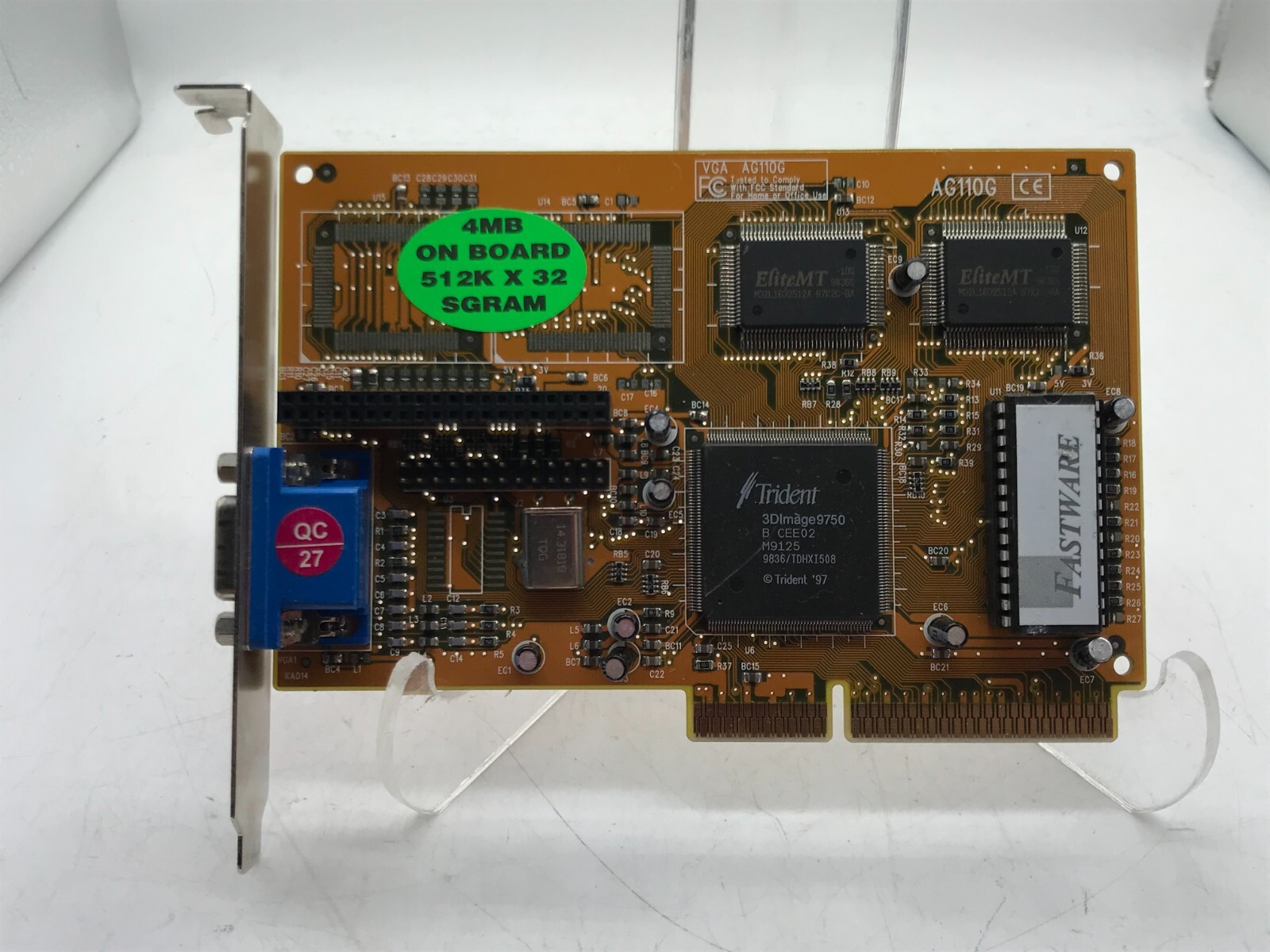 Trident 3d Image 9750 AGP VGA Video Card for sale online | eBay