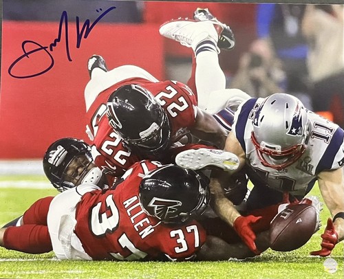JULIAN EDELMAN PATRIOTS SIGNED AUTOGRAPHED 8X10 PHOTO THE CATCH SB LI ...