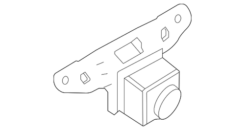 Genuine Nissan Camera Assembly - Front View 284f1-6ra0b for sale online ...