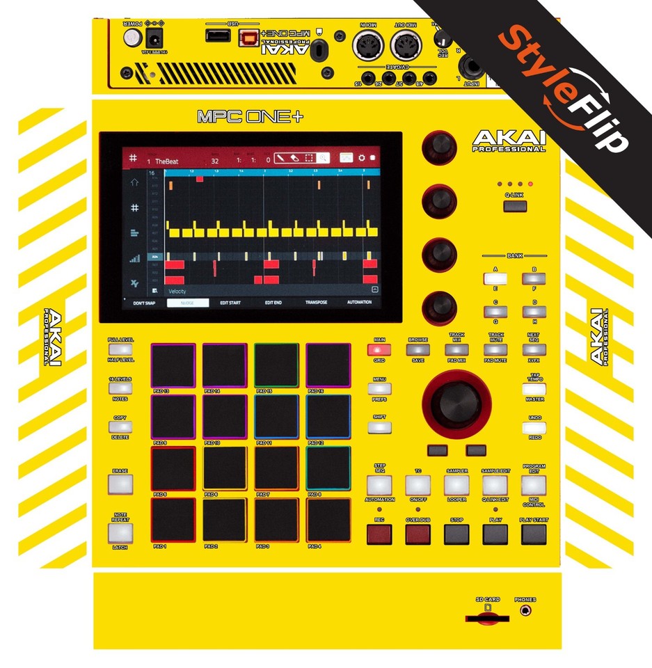 AKAI MPC ONE PLUS Skin | 7 Bold Colors Choices | Protective Decal ...