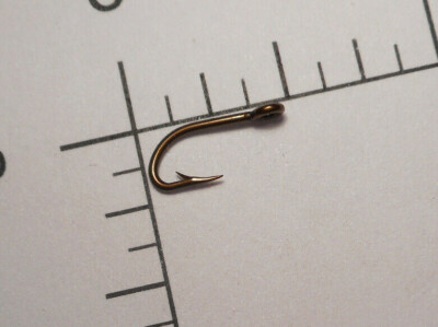 100 MUSTAD #14 Fly Tying Bronzed Sheepshead Hooks 2exstrong Straight ...