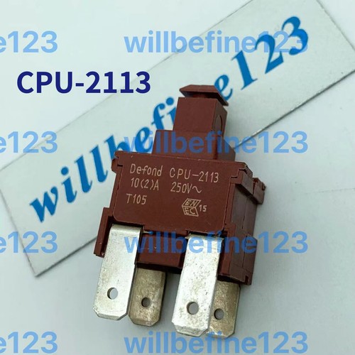 1X Defond CPU-2113-R-AAB31-01R 4pin 13A125V 6.5A 250VAC 10A 250V T105 ...