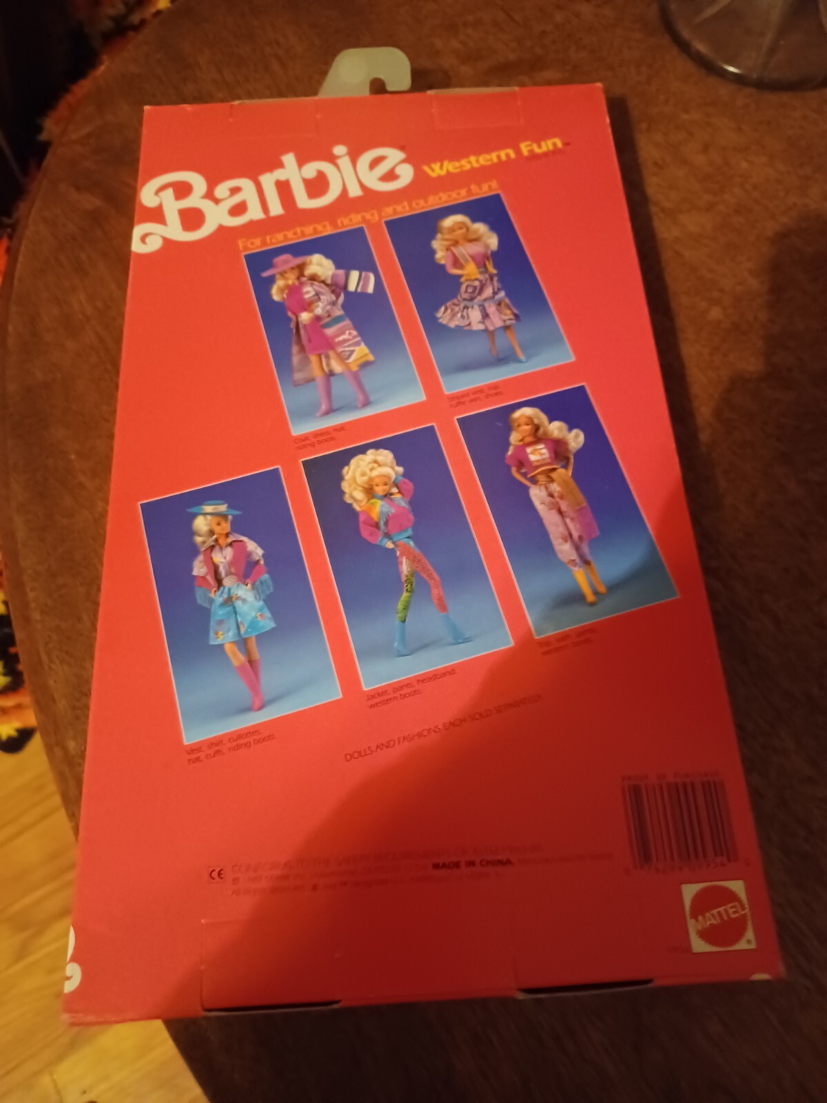 Barbie Western Fun Fashions Foreign #9954 NRFP 1989 Mattel Inc. 3 for ...