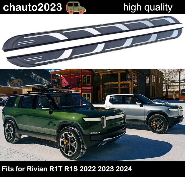 Running Board Side Step Pedal Nerf Bar Fits for Rivian R1T R1S 2022 ...