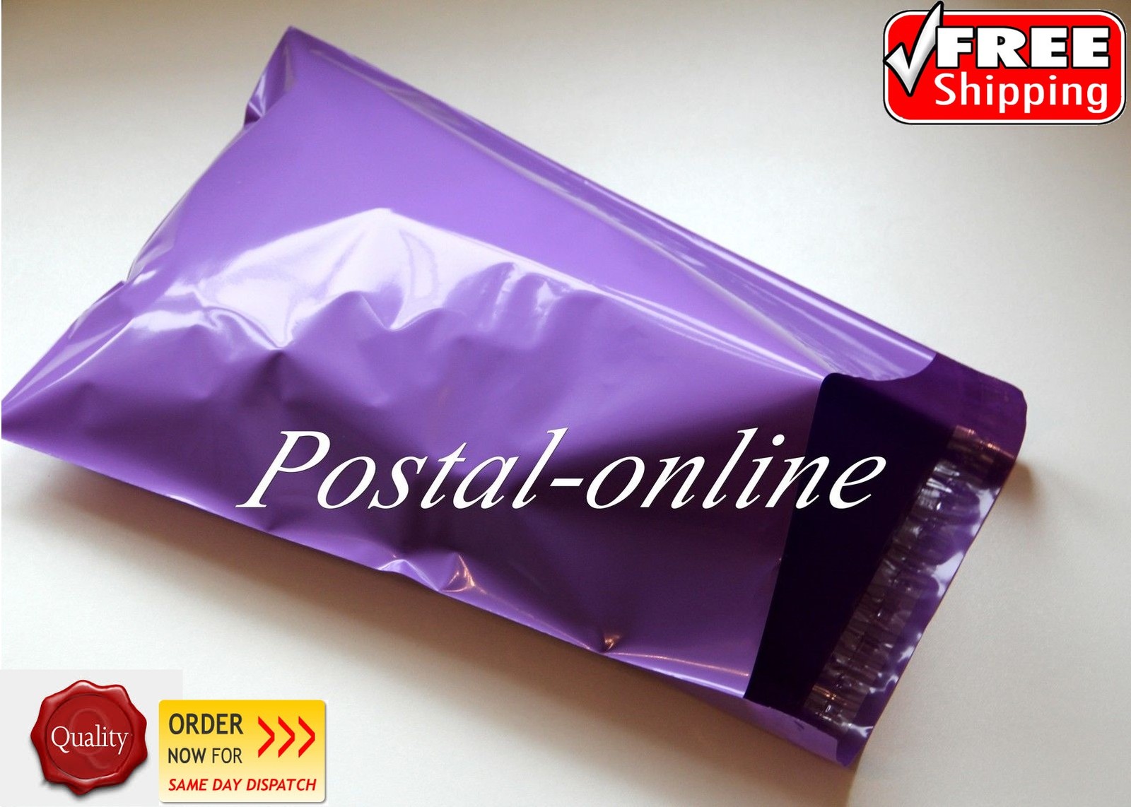 VIOLET PURPLE Postal Postage Mailing Poly Bags 6x9 12x16 10x14 100 20 ...