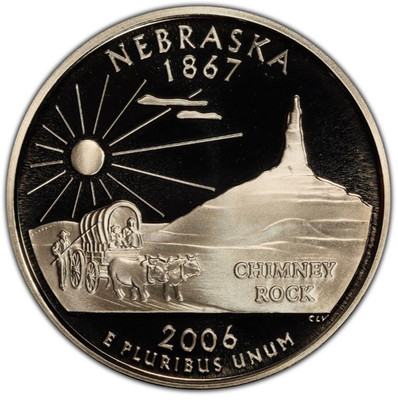 2006-S Clad Proof Nebraska Statehood Quarter 25C | eBay