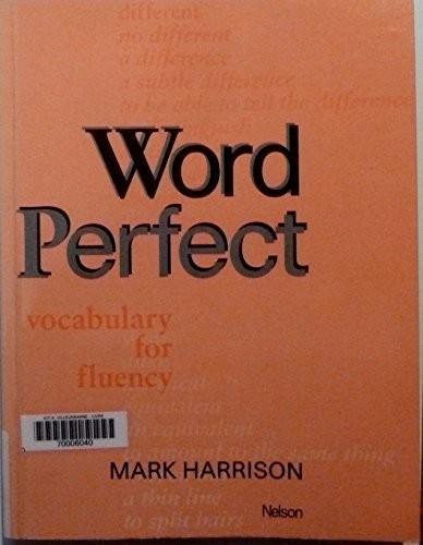 WORD PERFECT (VOCABULARY FOR FLUENCY) By Harrison & Mark Harrison **Excellent** 175558736| eBay