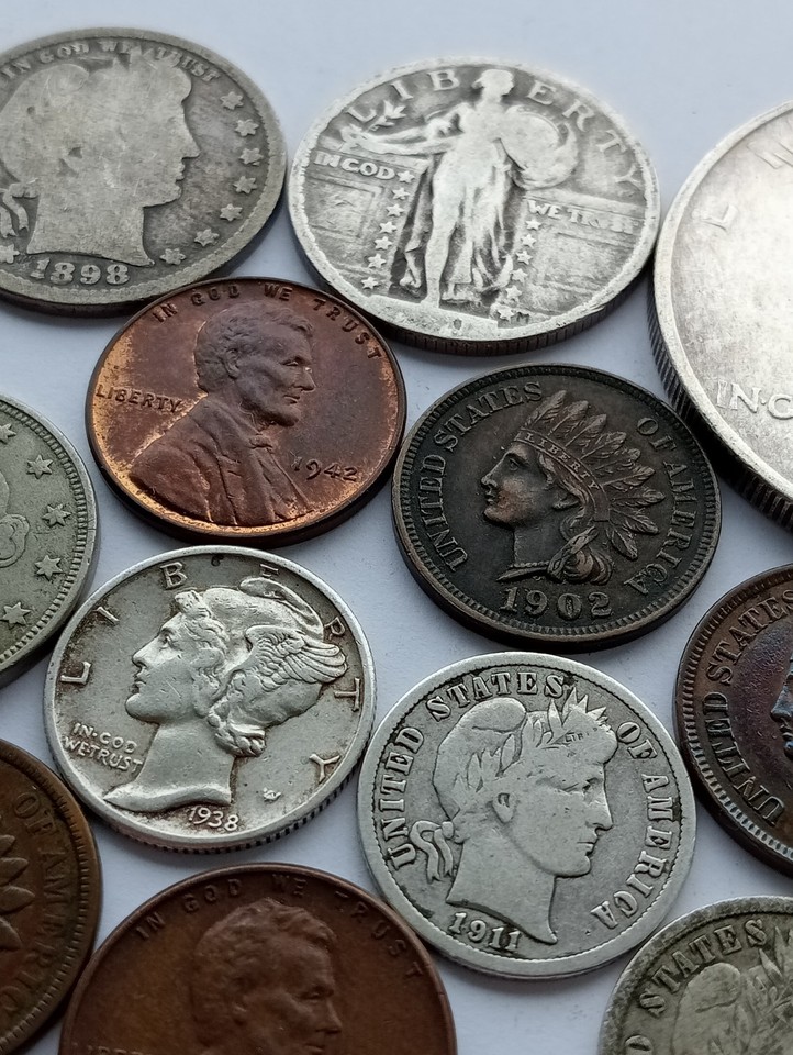 Job lot 19 X Old USA coins Indian Barber Liberty etc | eBay