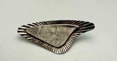 Modernist Designer Denmark M.S. Brosche Brooch 925 Silber Silberbrosche ...