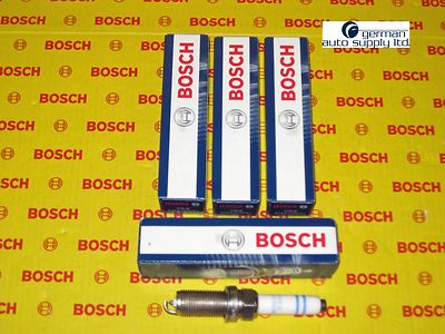 Audi, VW 4 Piece Spark Plug Set - BOSCH - 0241245673, FQ5NPP332S, 8160 ...