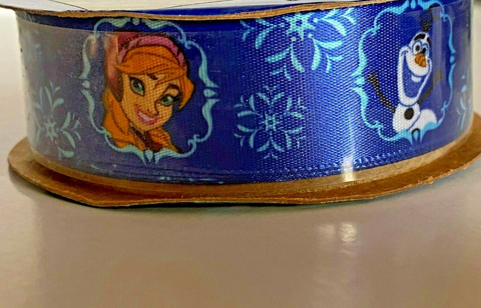 Disney Ribbon FROZEN Olaf Anna Elsa Kristoff Characters Family Forever ...