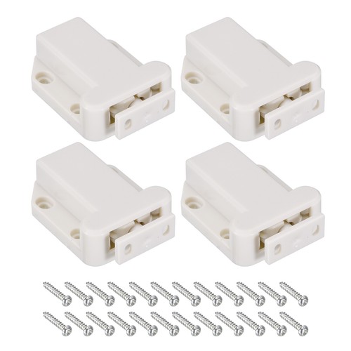 4 Set ABS Automatic Spring Loaded Push to Open Door Catch Touch Lock ...