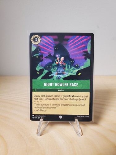 Lorcana TCG: Night Howler Rage 95/204 EN 5 - Common | eBay