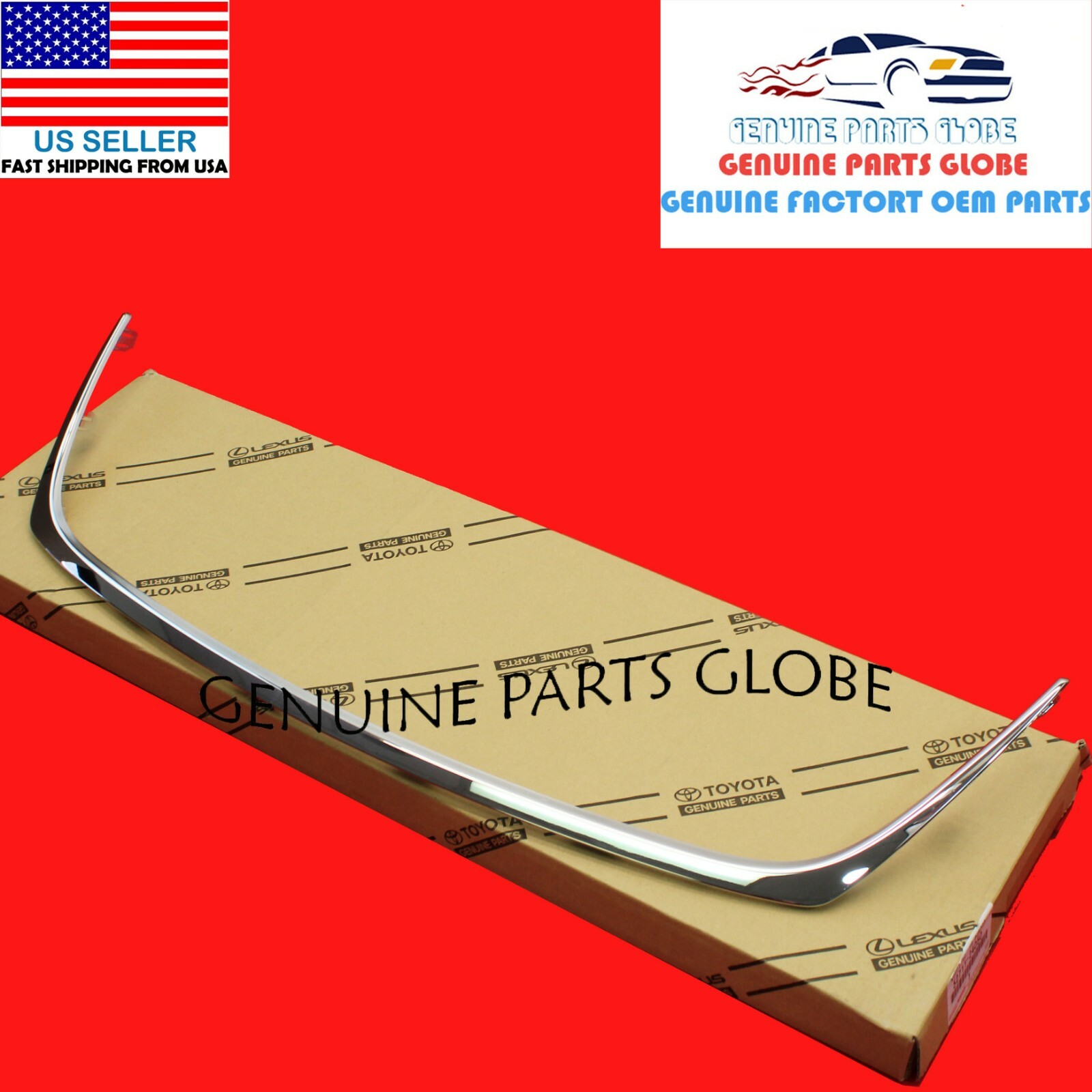 GENUINE OEM LEXUS 06-10 SC430 FRONT BUMPER GRILLE SURROUND MOULDING ...