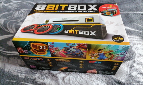 Spiel 8 Bit Box die Erste Generation von Videospielen auf dem Brett | eBay