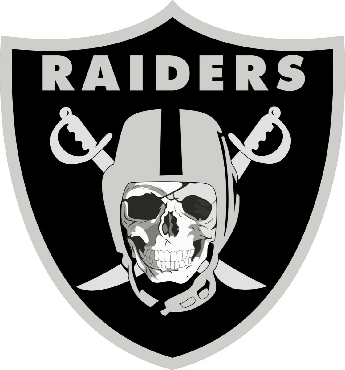 Raiders Skull Decal