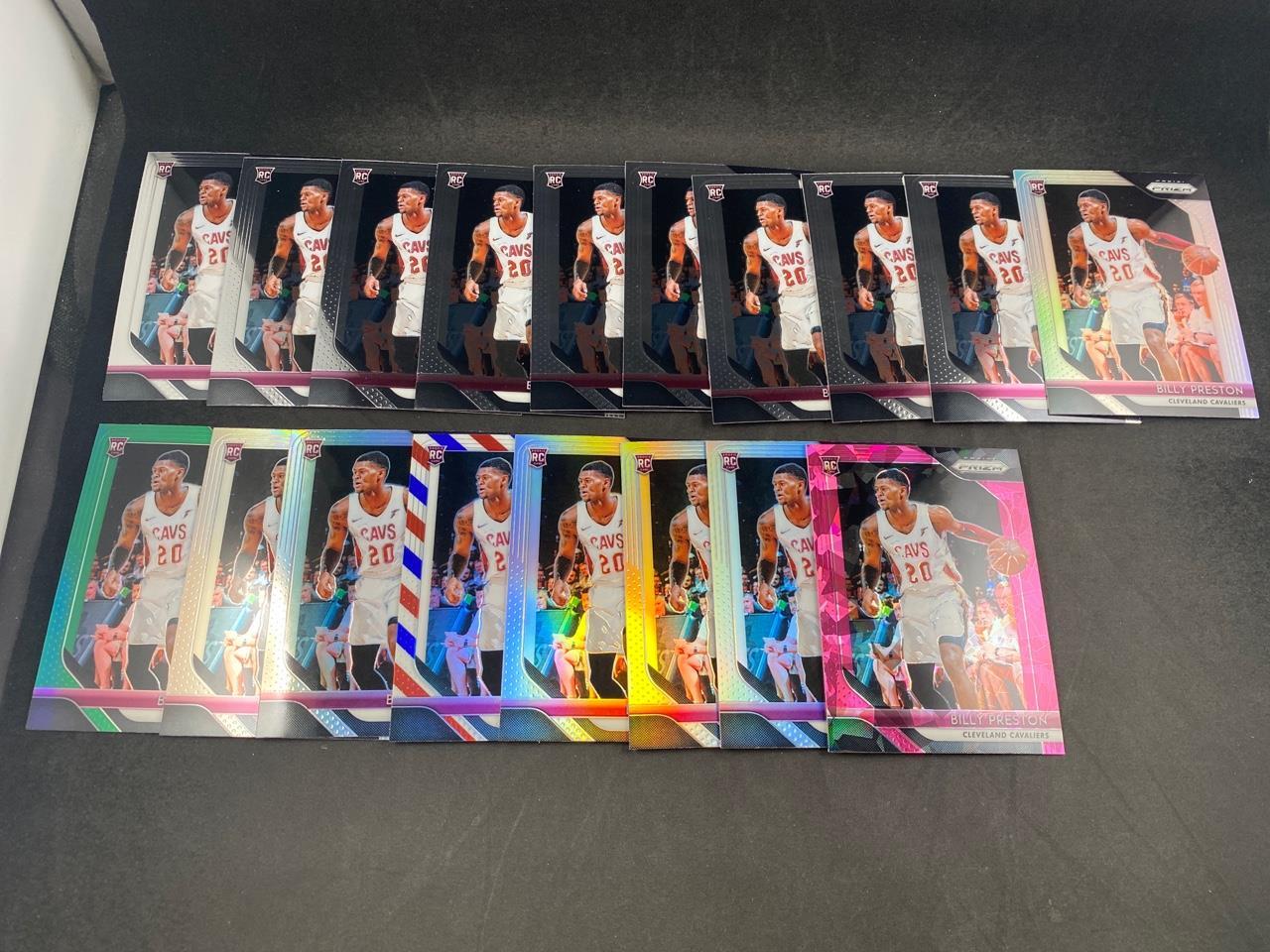 19 CARD 2018-19 PANINI PRIZM BASKETBALL BILLY PRESTON ROOKIE BASE COLOR ...