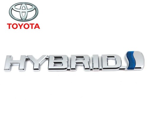 Genuine New TOYOTA HYBRID BADGE Left Side Wing Fender Corolla 2019 ...