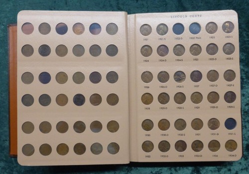 Dansco Lincoln Wheat & Memorial Cent Album #7100 Partial Set with 254 ...