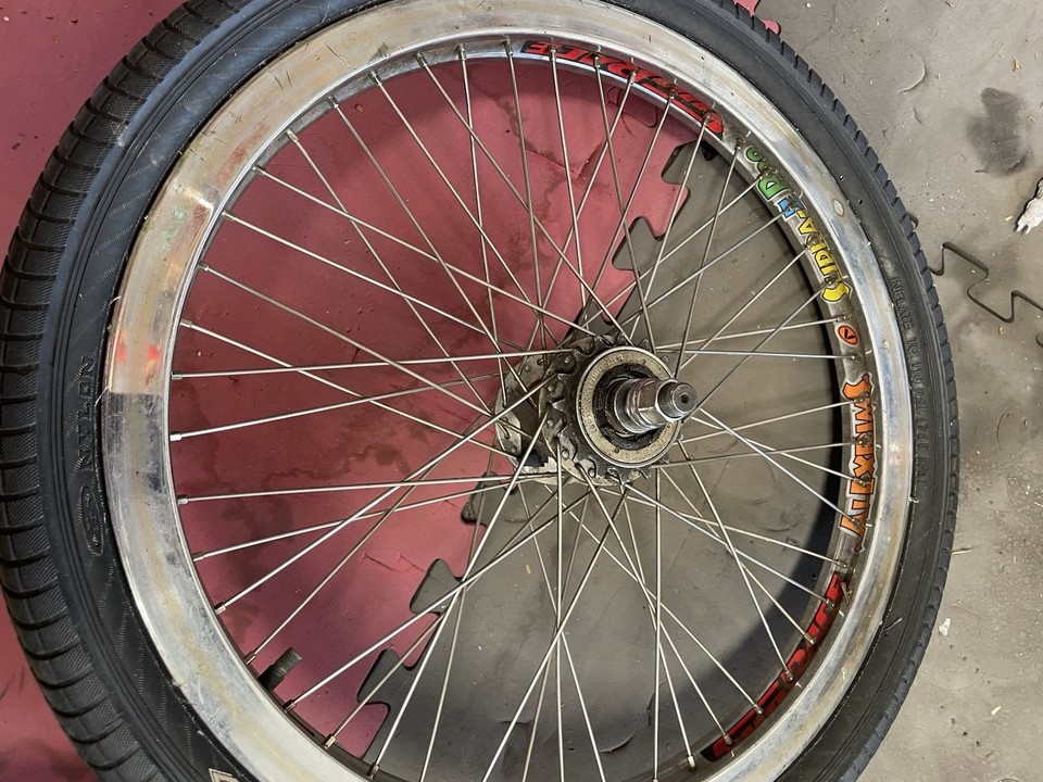 Alex Supra Pro Triple Wall 48H, 14mm Axles F&R BMX Wheel Set w/Xs ...