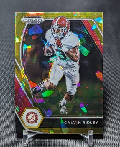 Calvin Ridley Gold Ice Atomic Prizm 2021 Prizm Draft Picks #45 Alabama ...