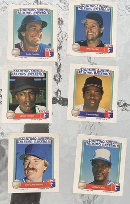 1988 STARTING LINEUP TALKING BASEBALL CARDS | eBay