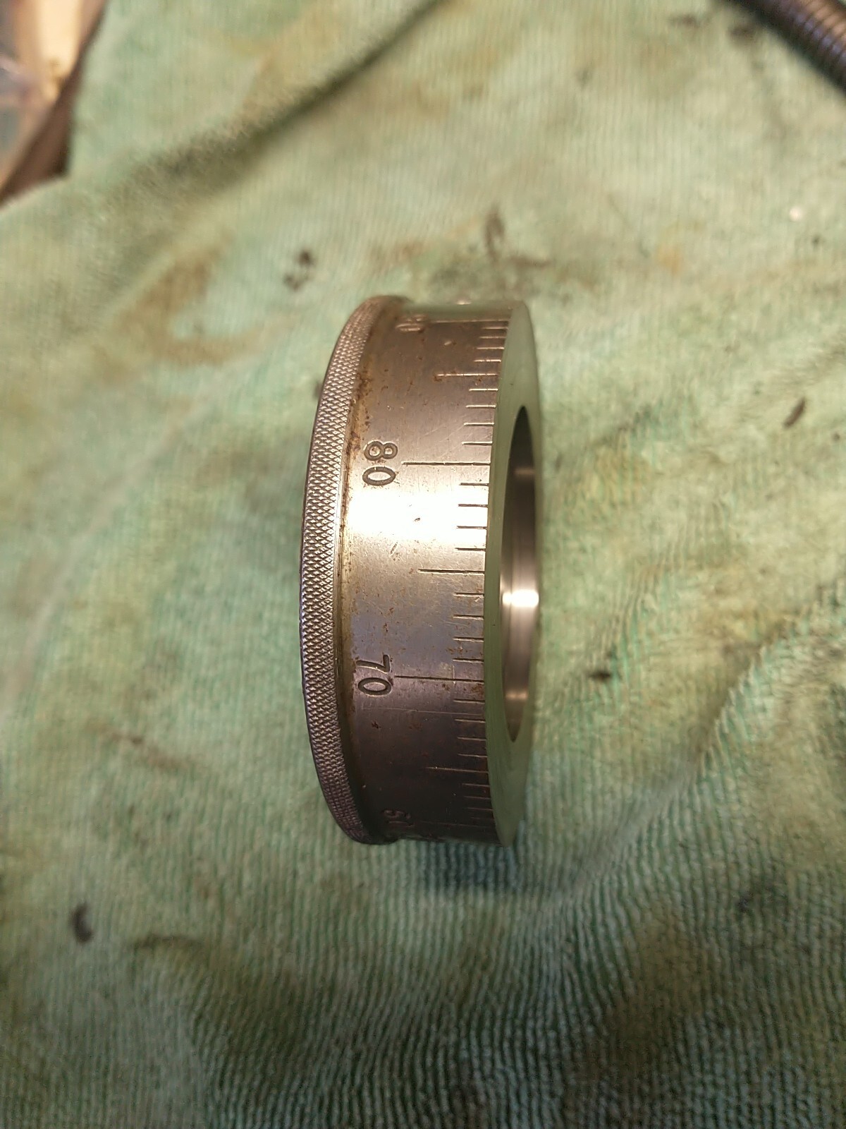 Logan 12” Lathe Cross Feed Graduated 3" Dial Large Numbers 2555VH LA ...