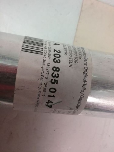 2038350147 NEW OEM Genuine AC Receiver Drier 2008 MERCEDES SLK350 MB-12 ...