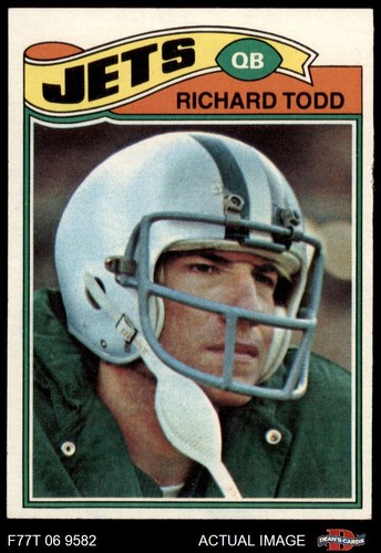 1977 Topps #118 Richard Todd Jets RC Alabama 7 - NM | eBay