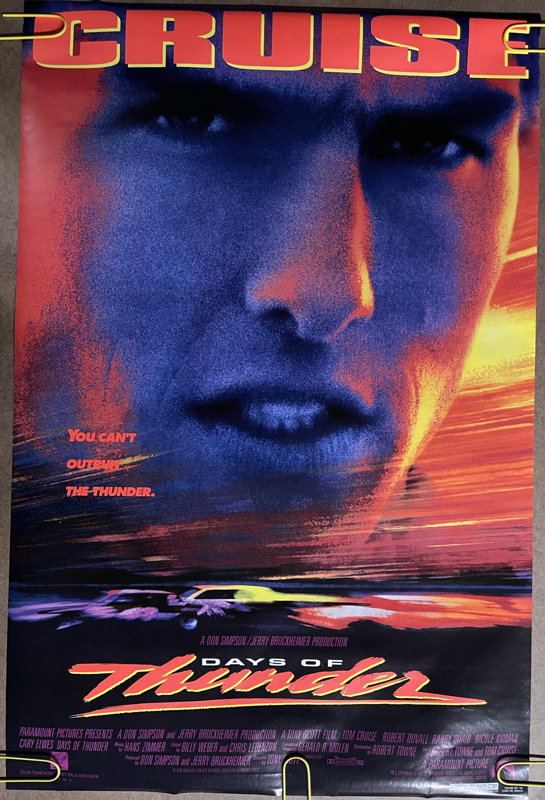 Days Of Thunder Movie Poster