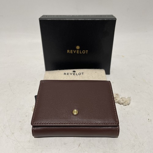 REVELOT LEATHER WALLET BROWN W5-5C5CL2 | eBay