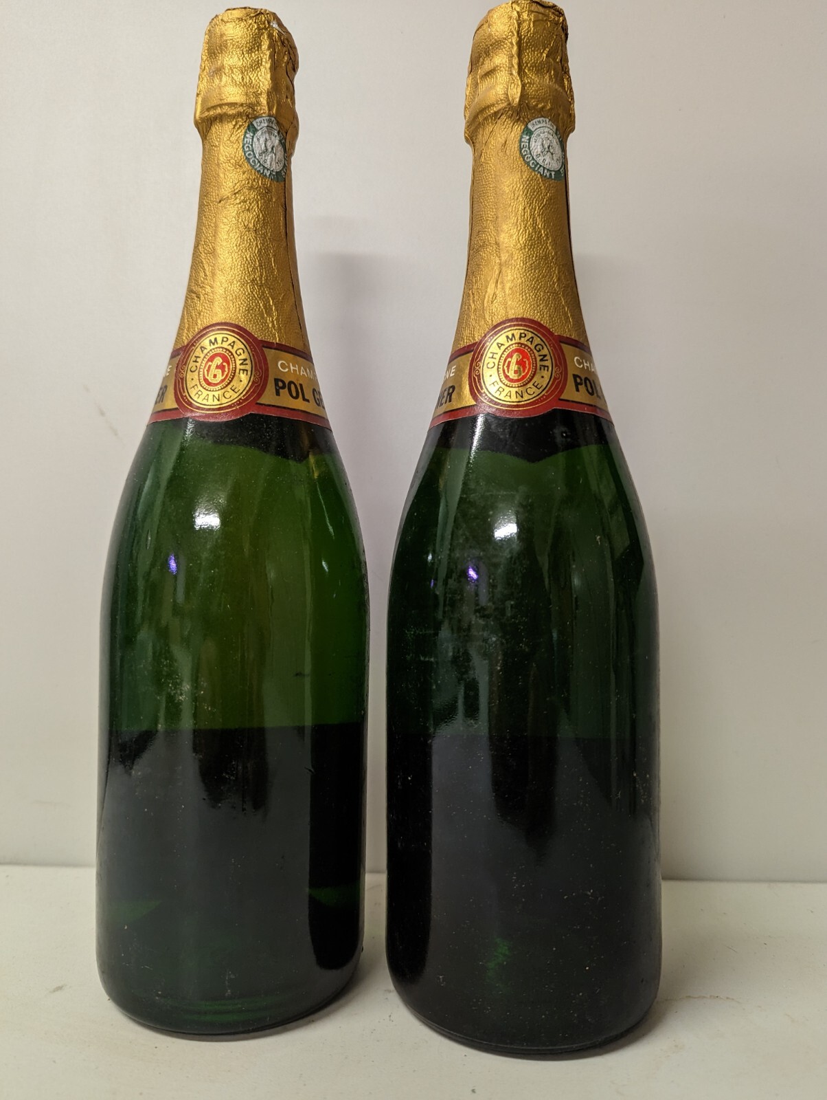 LOT de 2 CHAMPAGNE BRUT - POL GESSNER - EXTRA CUVEE PRIVEE CARTE D'OR ...