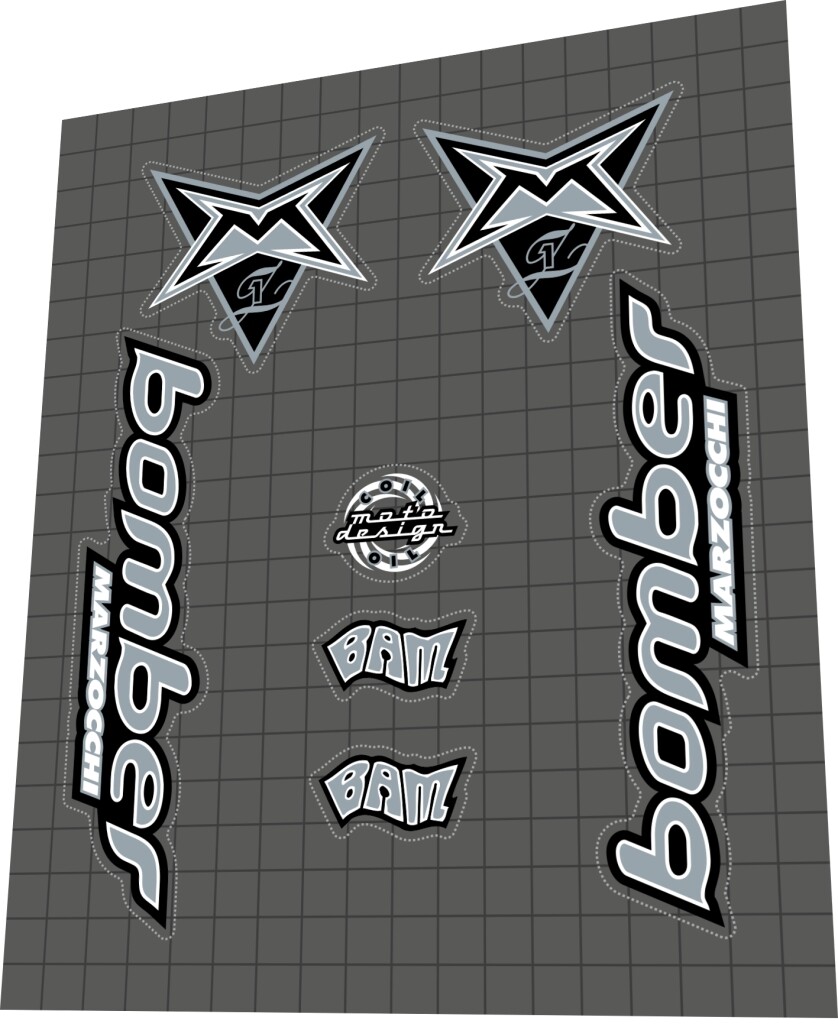 Marzocchi Bomber Z1 Freeride Stickers
