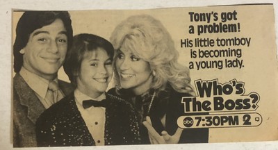 Who’s The Boss TV guide Print Ad Alyssa Milano Tony Danza Judith Light ...