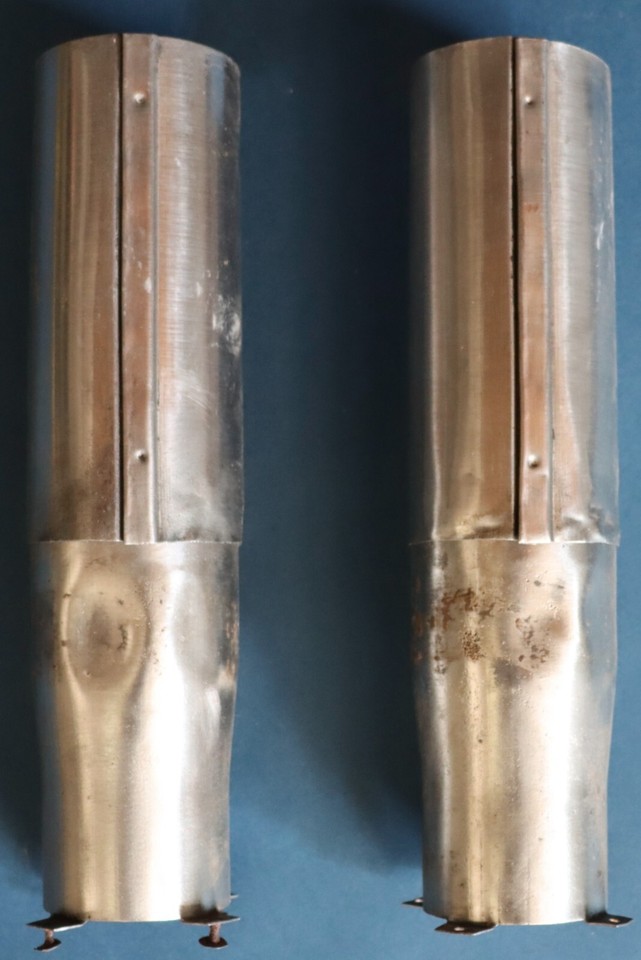 OEM? 1953 1954 1955 Corvette modified rear exhaust extensions | eBay