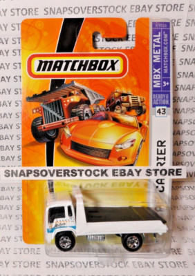 2007 MATCHBOX CAR CARRIER ROLL-OFF FLATBED TOW TRUCK W/ MOVABLE FLATBED ...