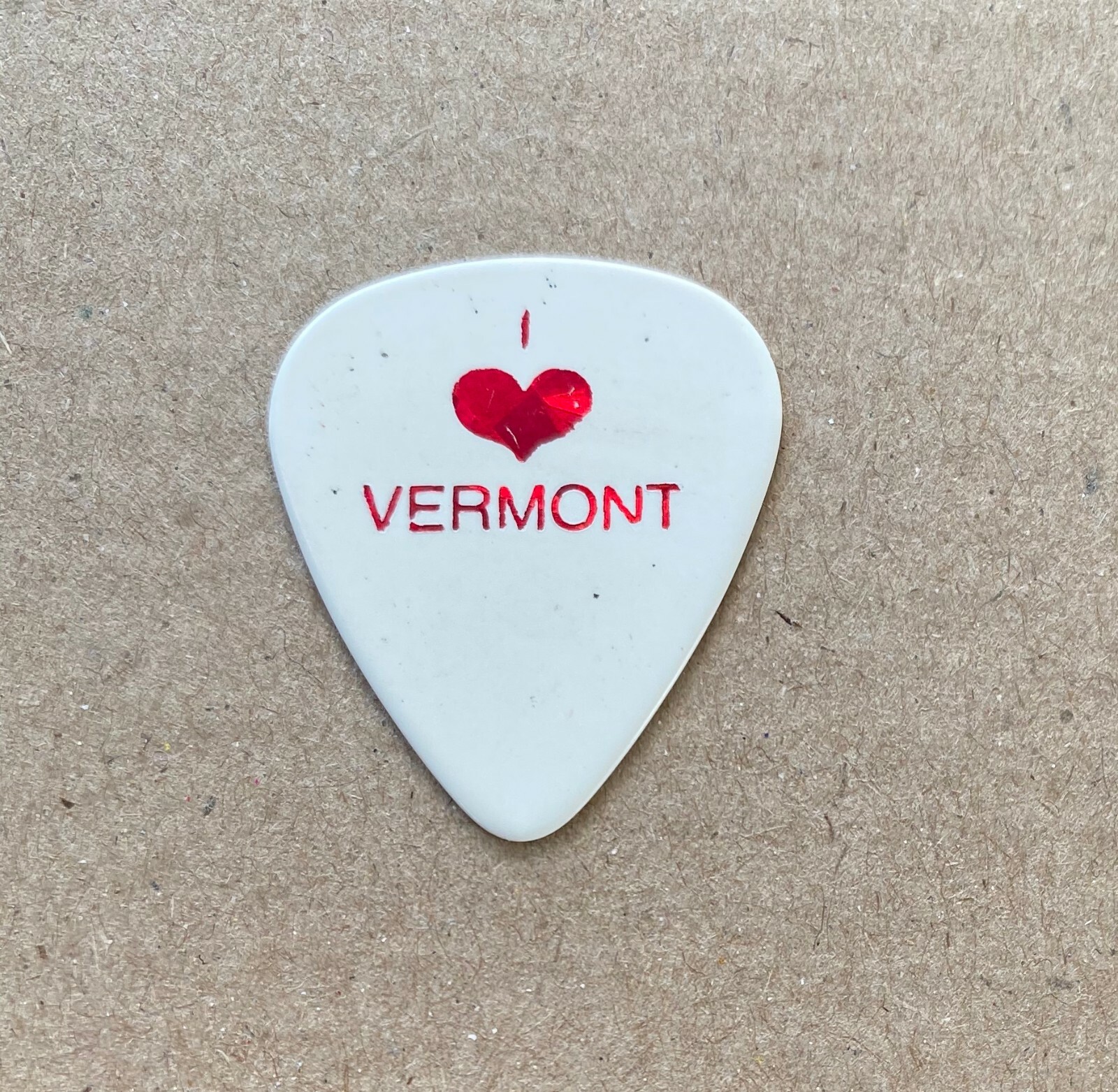 HALL & OATES - T-Bone Wolk I Love Vermont Tour Issued Guitar Pick White ...