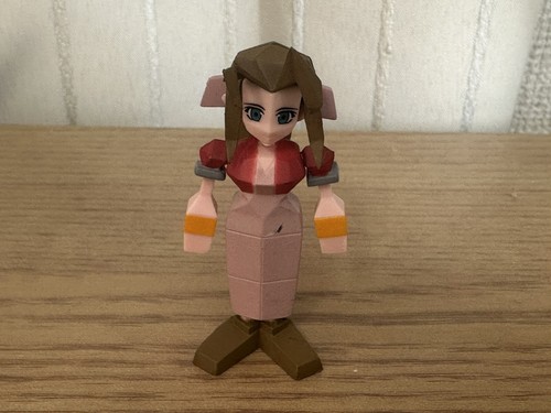 Aerith Gainsborough Polygon Figure FF7 Final Fantasy VII Ichiban Kuji ...