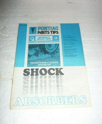 Vintage Pontiac Parts Tips March 1978 S-33 | eBay