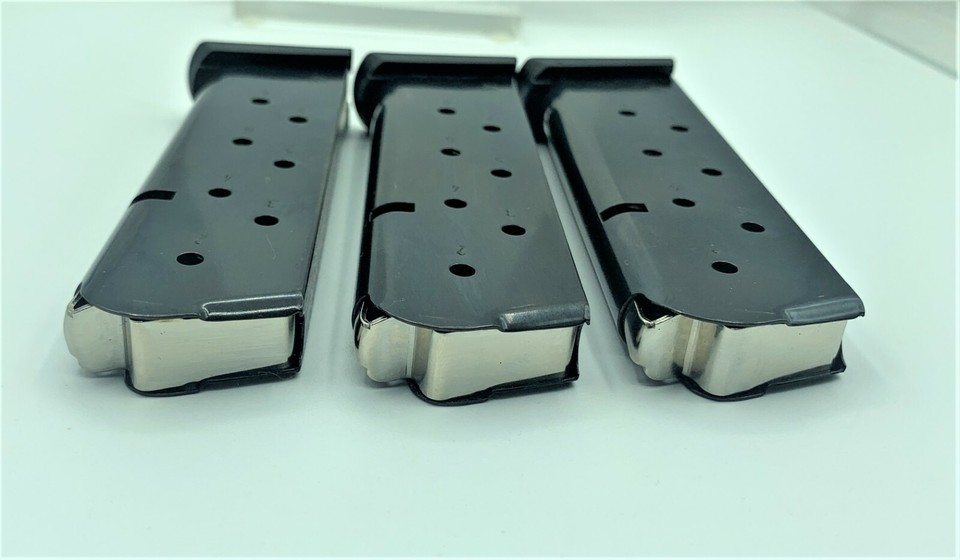 PACK of 3 1911 Magazine 8 Round 45 ACP GI Colt Government Pistol Mag ...