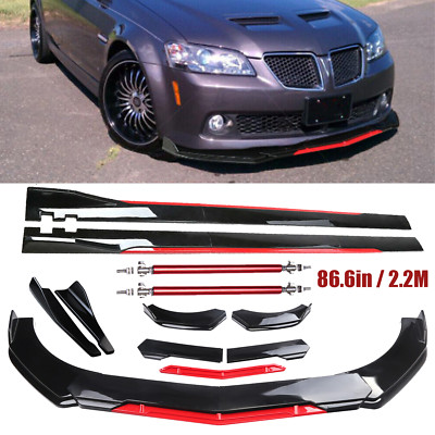 For Pontiac G8 G6 GTO Front Bumper Lip Splitter Spoiler Side Skirt ...