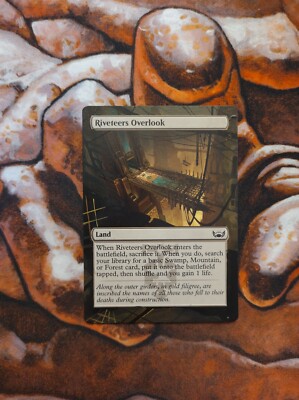 Magic the Gathering Riveteers Overlook Hand Painted Unique Custom MTG ...