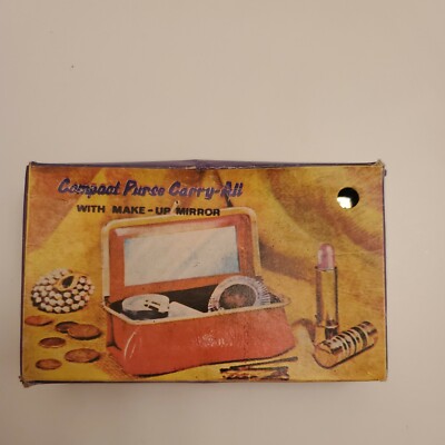 1973 compact purse carry-all with make up mirror | eBay