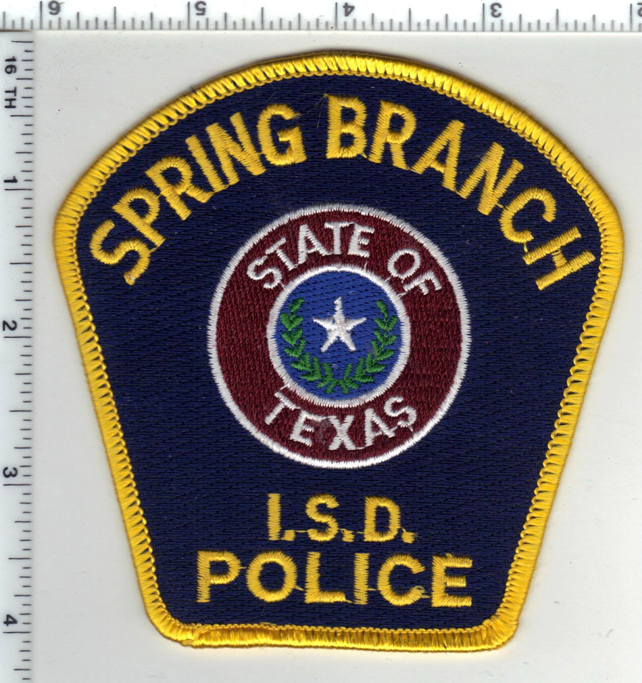 Spring Branch Police (Texas) 2nd Issue Shoulder Patch | eBay